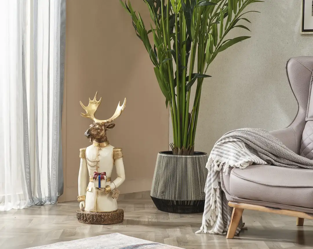 Giant Belden Deer Sculpture - Statues