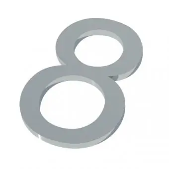 V2A Ziffer - 8, 150mm Höhe | Akbas24