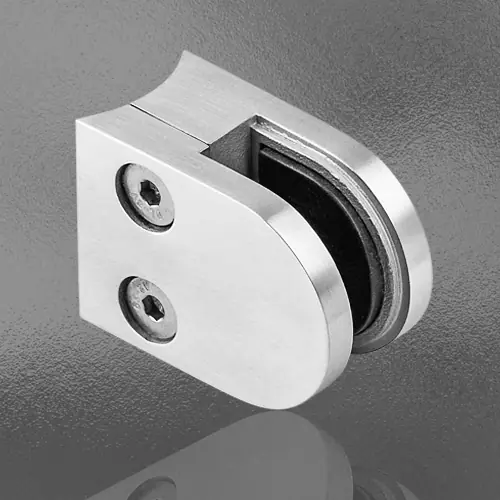 Glashalter 50x40x26mm aus Edelstahl | AKBAS24