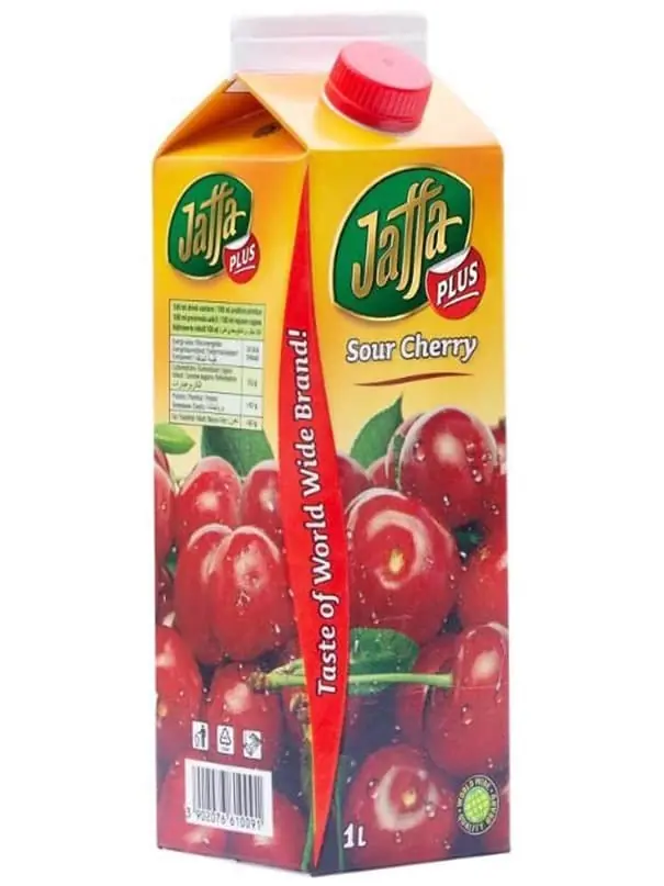 Jaffa Plus | Körsbärsdryck 1L x 12