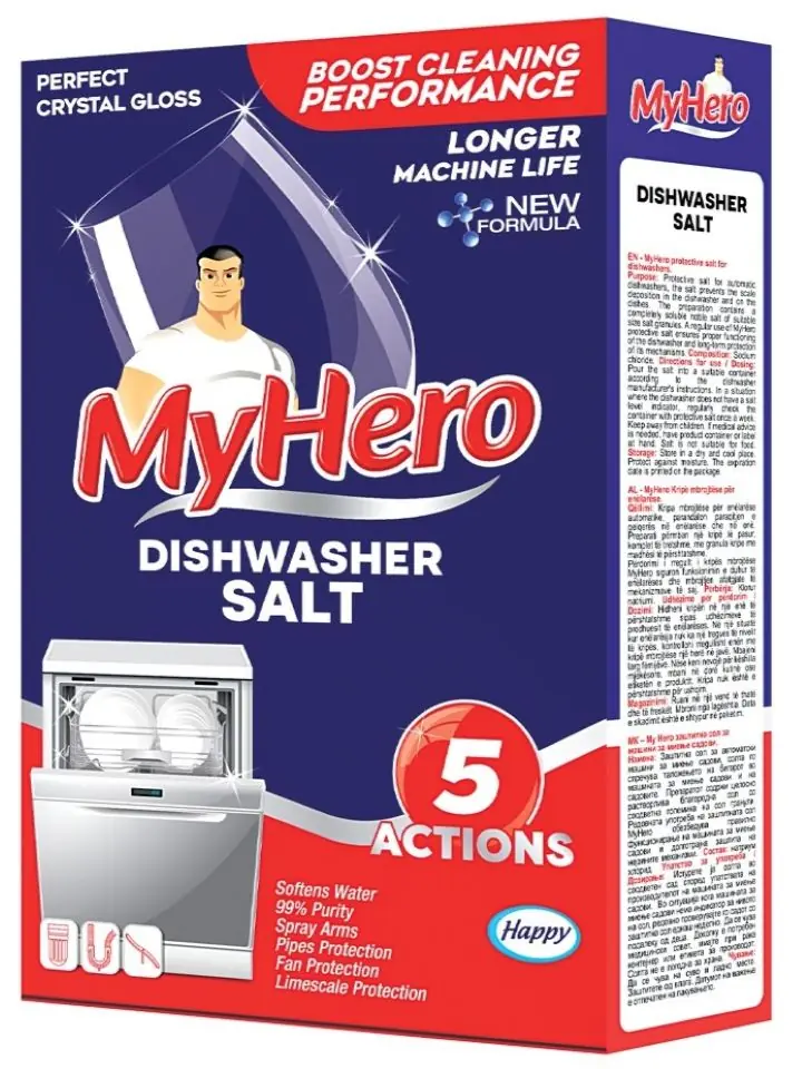 My Hero | Dishwasher Salt 5 Action 1.5kg
