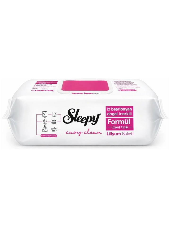 Sleepy | Easy Clean Surface Cleaning Towel (Lily Bouquet) 100 pcs