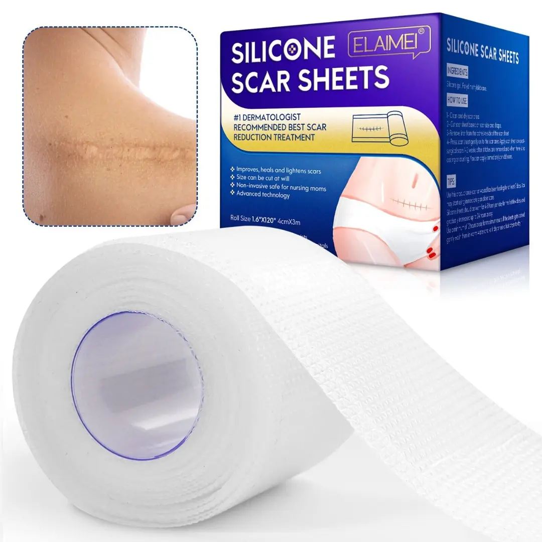 Narbenpflaster Silikonpflaster Narben Reduktion Silicone Scar Sheets ...