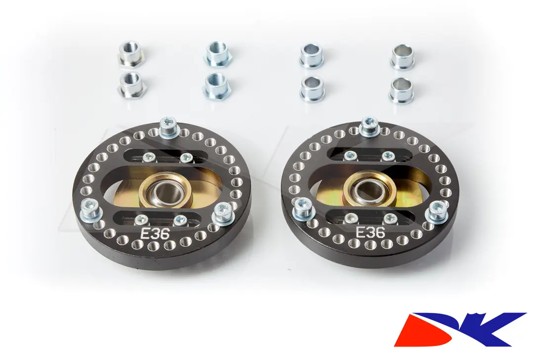 BMW E36 / E38 / E90 3D Camber Plates / Aluminium Domlager