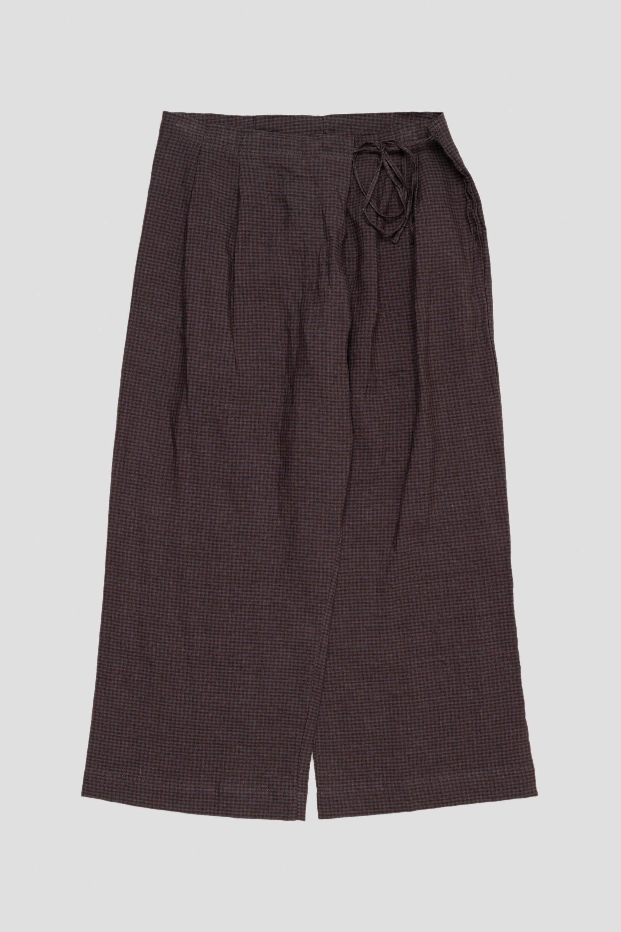Deiji StudiosFold Pant Slate Check