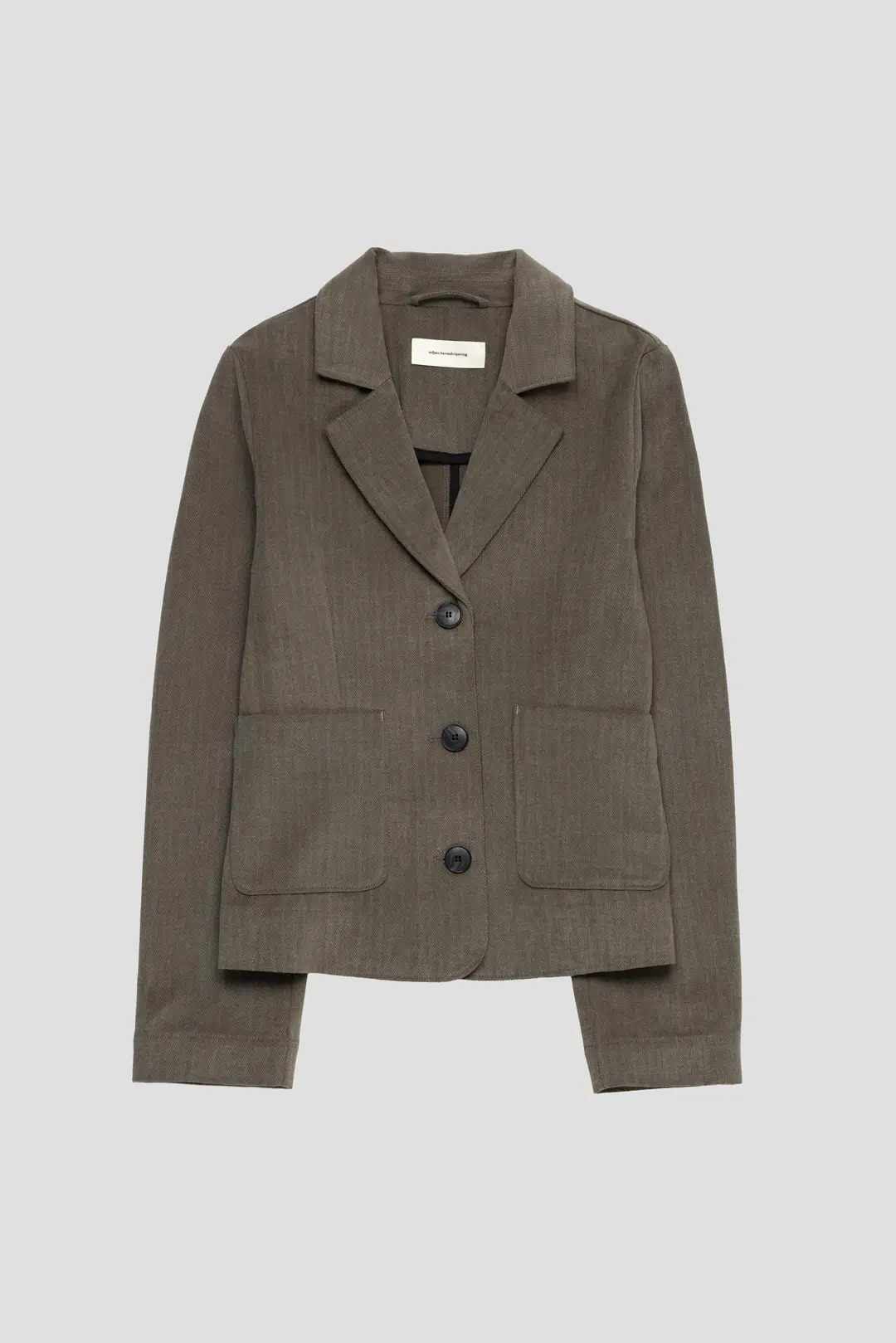MfpenWomen's Work Blazer Grey Brushed Twill
