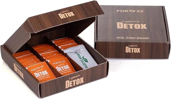 ForX5 Mixed Lemon Tea - Detox Herbal Tea Blend - 30 Tea Bags (4g each)